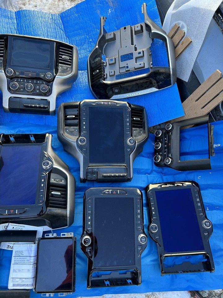 2019-2024 Ram Truck 12" Screen Genuine Mopar Center Stack Controls ...