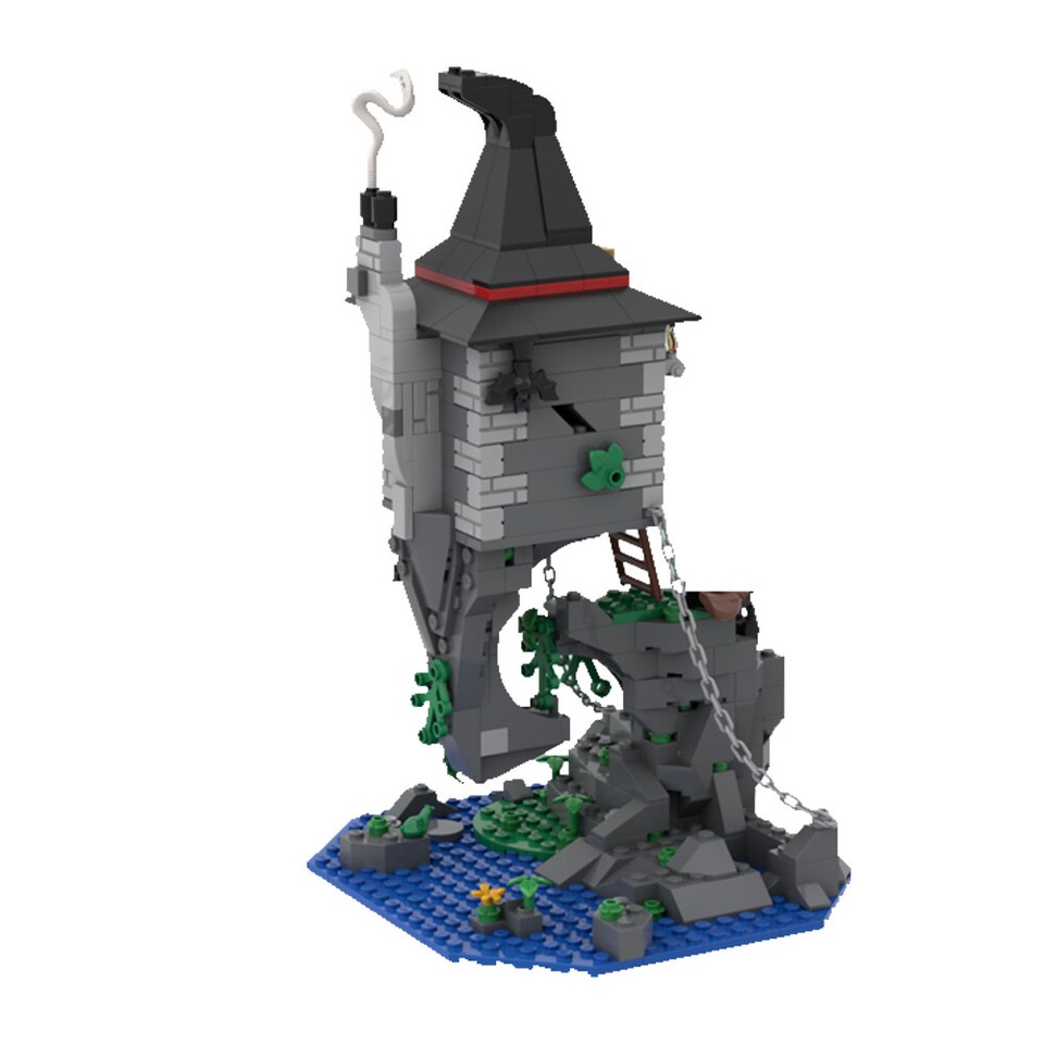 MOC-146778 Witch's Tensegrety Hut Wizard's House Magic Hut 397 Pieces ...