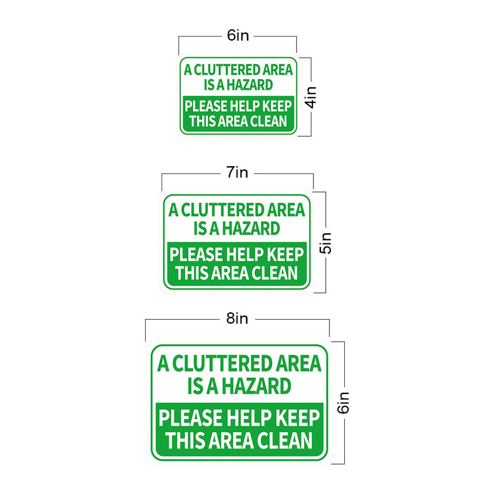 Classic Framed Plus A Cluttered Area Is A Hazard Please Help Keep This ...