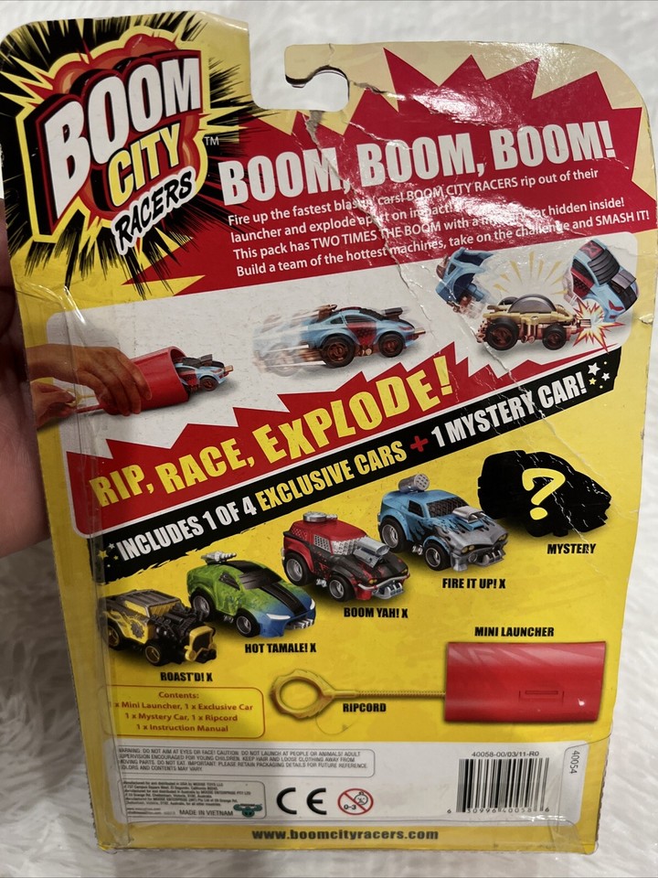 Boom City Racers - 2 Pack Car Set - ROAST'D! X Plus Exclusive Mystery ...