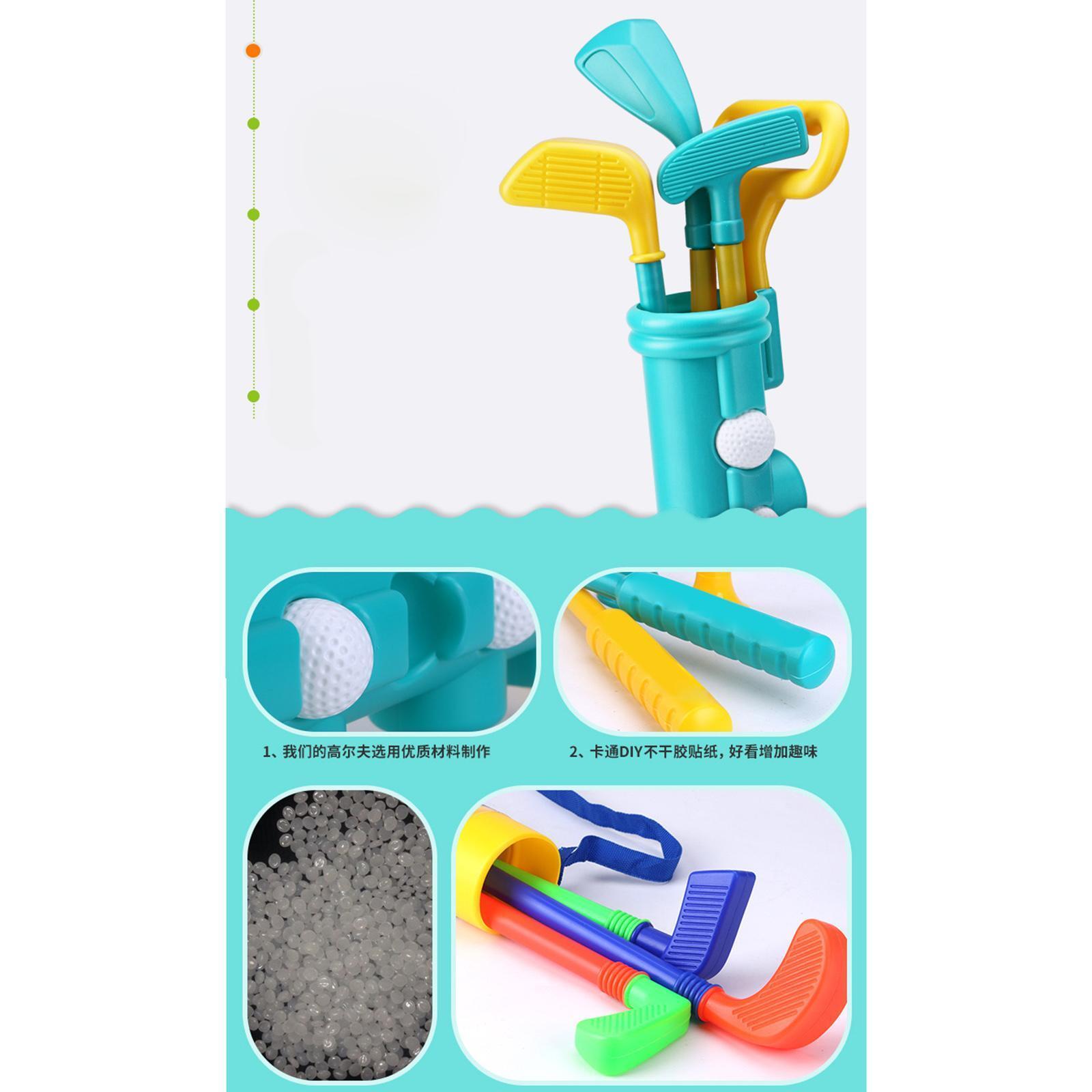 Interesting Mini Golf Set Plastic Toddler Golf Set for Outdoor Backyard ...