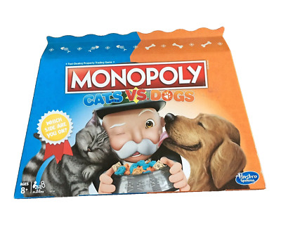 Monopoly Cats Vs. Dogs Edition Board Game Hasbro 2018 New Sealed | eBay