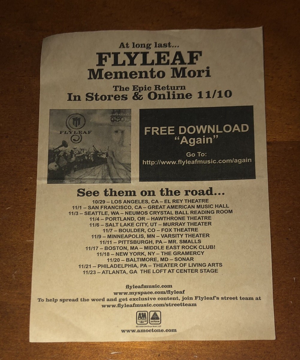 Capa Do Album Flyleaf Memento Mori Flyleaf – Memento Mori – CD