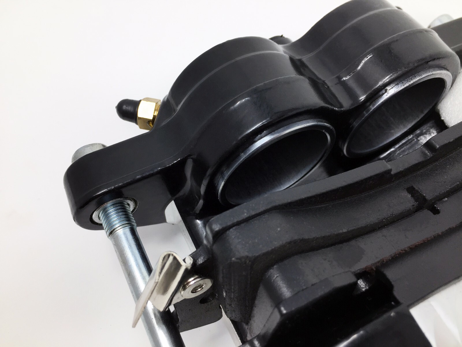 loaded brake calipers 4039 4040 d52 pad twin dual piston caliper black ...