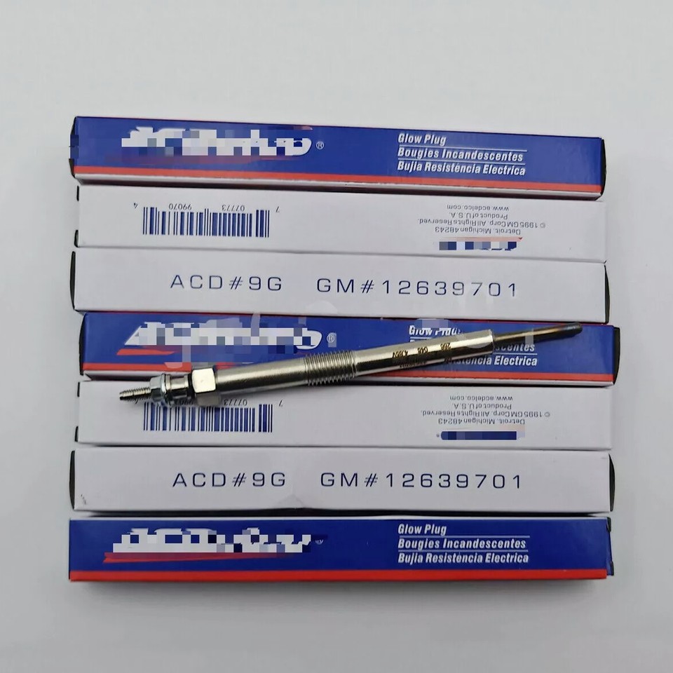 8Pcs OEM #9G 12639701 Glow Plugs for LMM LML LBZ Silverado Sierra ...
