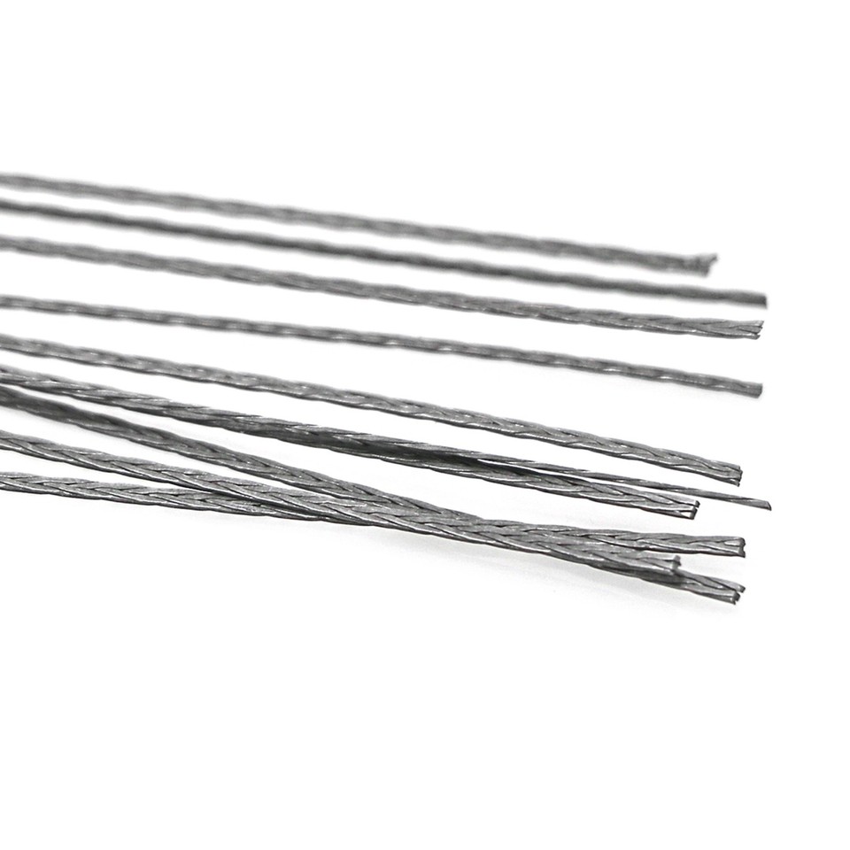 US 10Pcs/Pack Dental Orthodontic Flat Strand Lingual Retainer Wire 010 ...