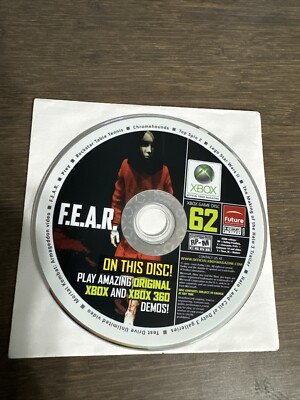 Xbox Magazine Demo Disc #62 FEAR - Collectible Disc Set Xbox 360 Rare ...