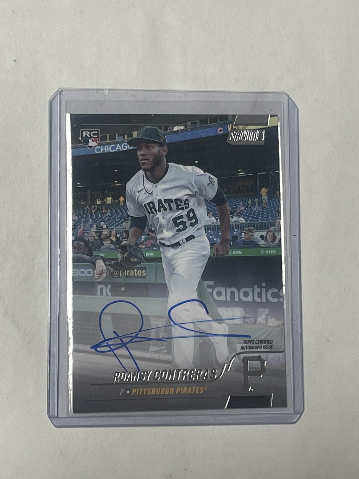2022 Topps Stadium Club Roansy Contreras Auto Pirates RC Autograph SCBA ...