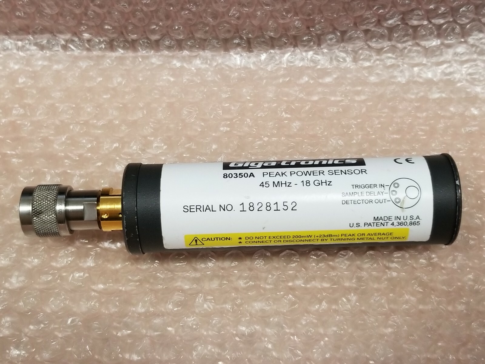 Giga-tronics 80350A Peak Power Sensor 45 MHz-18 GHz | eBay