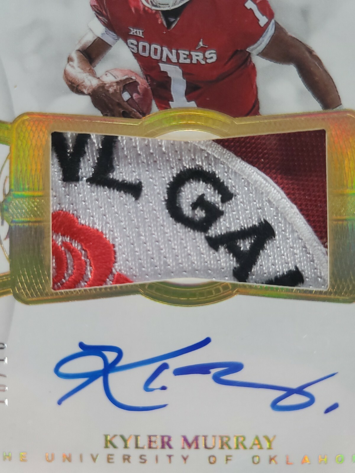 2019 Panini Flawless Collegiate - Flawless Rookie Patch Autographs Gold ...