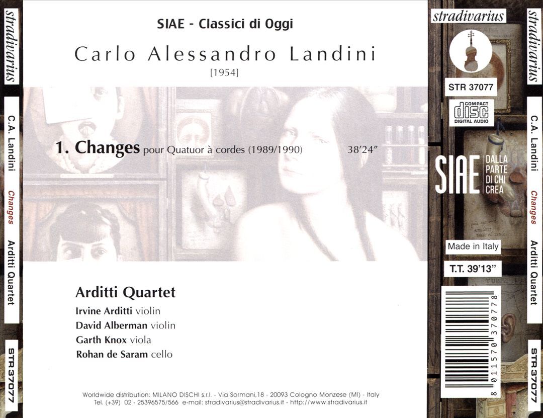 CARLO ALESSANDRO LANDINI - CHANGES NEW CD 8011570370778| eBay