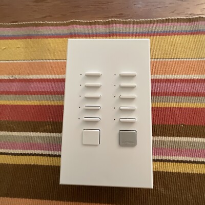 LUTRON HWI-KP10 (10 BUTTON KEYPAD)/(INCLUDES NEW LABEL SET) | eBay