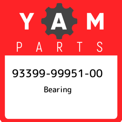 93399-99951-00 Yamaha Bearing 933999995100, New Genuine OEM Part | eBay