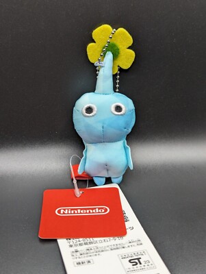 Pikmin Keychain Mascot Ice Pikmin Flower Stuffed Plush Nintendo W/ Tag ...