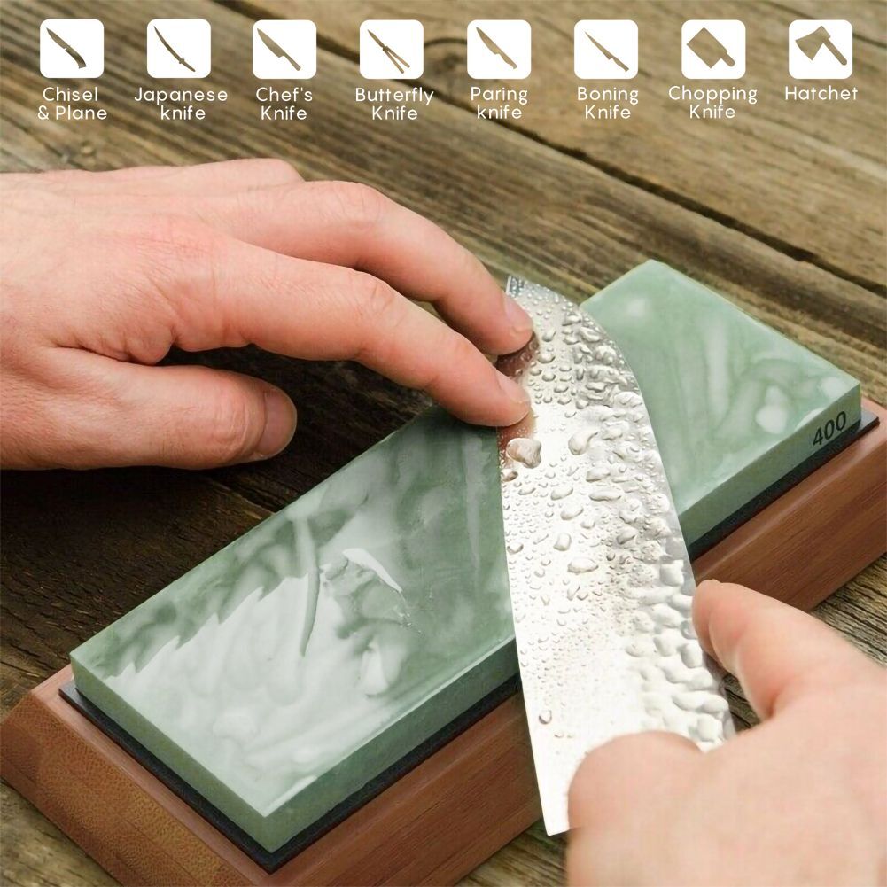 Schleifstein Set Abziehstein Wetzstein 400/1000 3000 8000 ...
