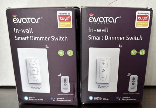 (LOT OF 2) Avatar Controls In Wall Smart Dimmer Switch With Remote | eBay