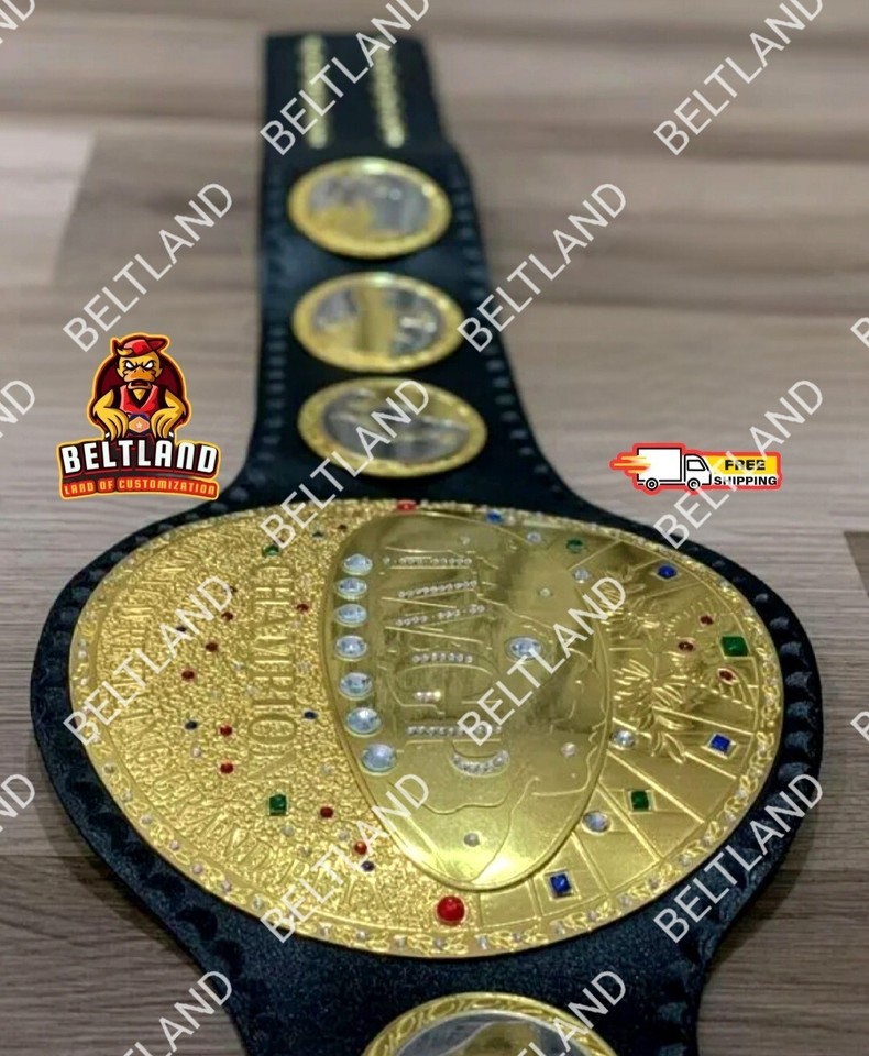 IWGP NJPW World Heavyweight Championship Belt V1 Adult Size Replica ...