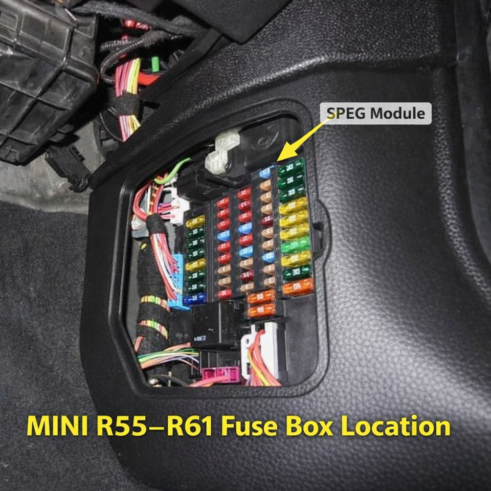BMW MINI R56 R57 R58 COOPER Fuse Box Repair Fuel Pump Relay Fault No ...