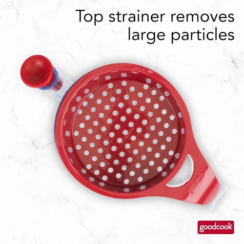 Good Cook 2 Cup Fat Separator With Stopper And Strainer For Gravy | eBay