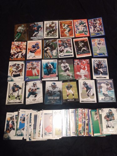 LOT OF 80+ ASSORTED PHILADELPHIA EAGLES CARDS TOPPS FLEER SCORE VARIOUS ...