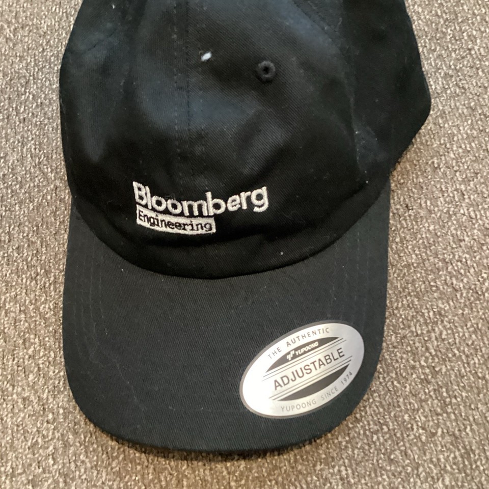 Bloomberg Engineering Yupoong Adjustable Unisex Hat New With Sticker | eBay