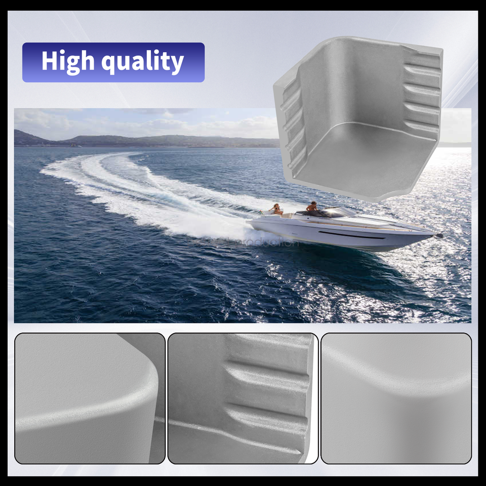 Pontoon Boat Aluminum Corner Cap Casting height: 3-9/16" to 3-5/8" | eBay