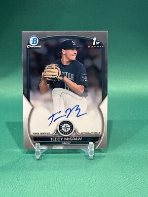 2023 Bowman Draft Chrome Prospect Auto Teddy McGraw #CDA-TM Auto ...