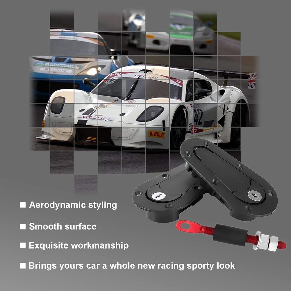 Universal Racing Car Flush Mount Quick Release Hood Latch Pin with Key ...