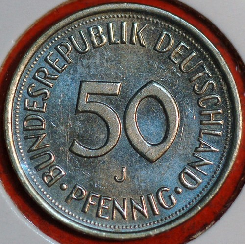Germany Federal Republic 50 Pfennig 1990 J KM# 109.2 | eBay