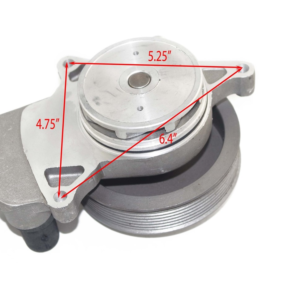 Mahindra Engine Cooling Water Pump Assembly Scorpio Bolero Thar CRDe ...