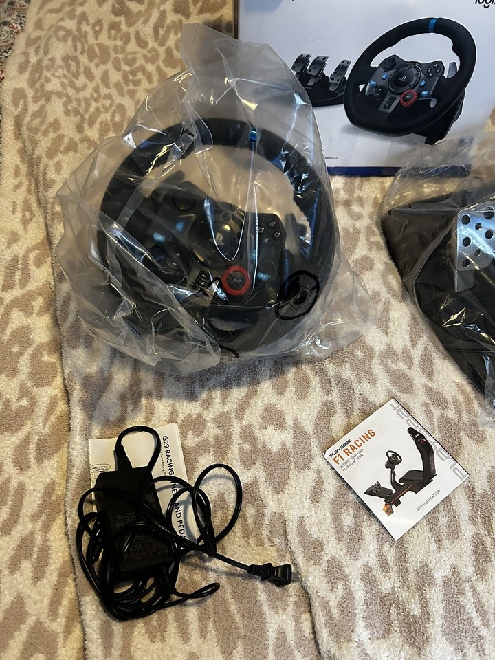 Logitech G29 Driving Force Racing Wheel - Black (941-000110 ...