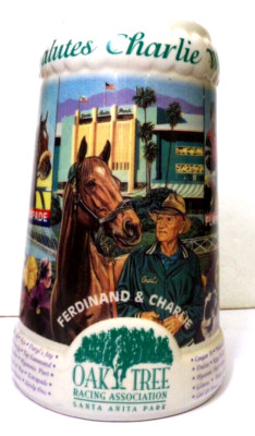Oak Tree Racing Association 1995 LTD ED Celebrates Trainer CHARLIE ...