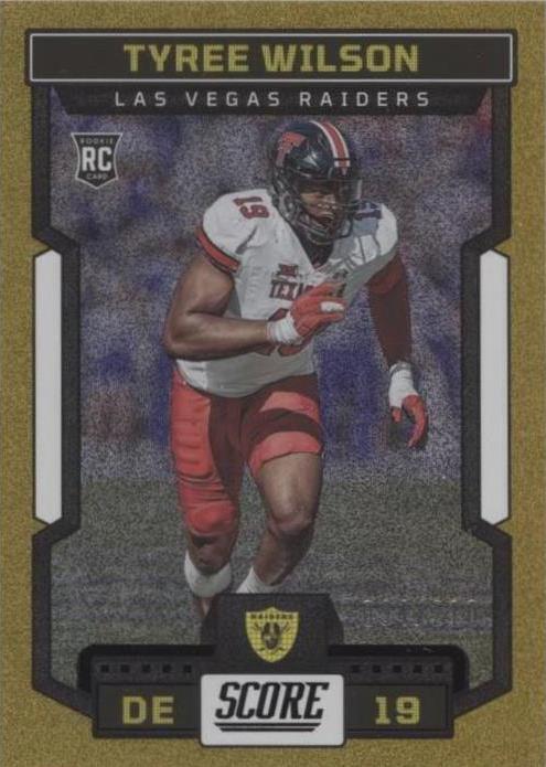 2023 Score - Rookies Tyree Wilson #372 Gold Dots /210 (RC) for sale ...