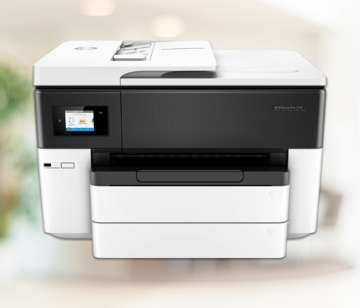 HP OfficeJet Pro 7740 Wide Format All-in-One Printer - White for sale ...