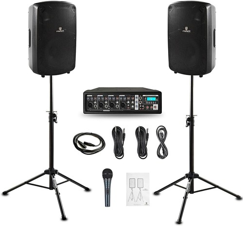 RK RECK MX10 1600W 6-channel Bluetooth PA Speaker System | eBay