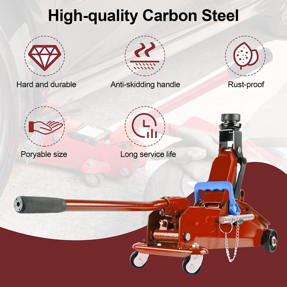 Horizontal Hydraulic Jack Handle 2 Ton Jack Handle Replacement with ...