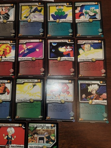 Dragon Ball Z Tcg World Tournament Saga Card Lot Common 16, Uncommon 5 ...