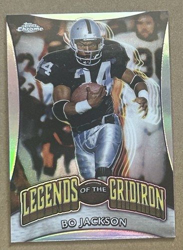 2024 Topps Chrome BO JACKSON LA Raiders LEGENDS OF THE GRIDIRON ...