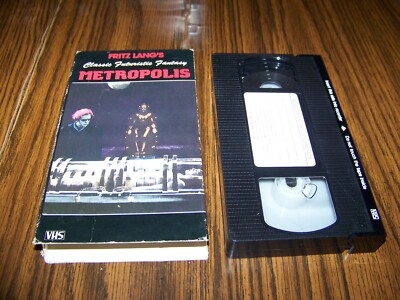 Fritz Lang's METROPOLIS 1927 John Frederson VHS Tape Vintage 1985 | eBay