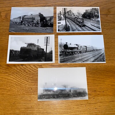 Train Railways Real Photo Pictures Bundle Joblot Railway Trains ...