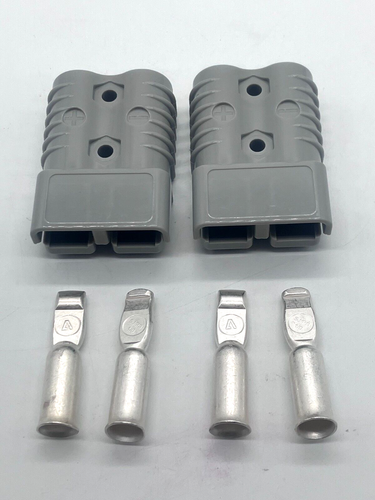 175 Amp Anderson Style Connectors Gray Housings + 1/0 AWG Contacts | eBay