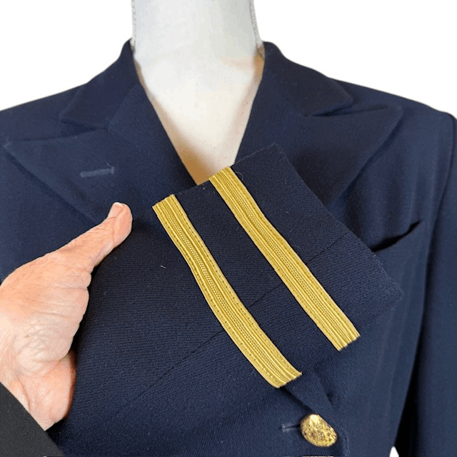 Ralph Lauren Wool Admiral Captain Blazer Navy Blue w/Gold Double ...
