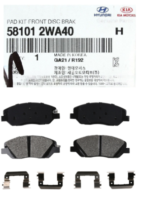 GENUINE 581012WA40 Front Disc Brake Pad Kit for Hyundai Santa Fe 2017 ...
