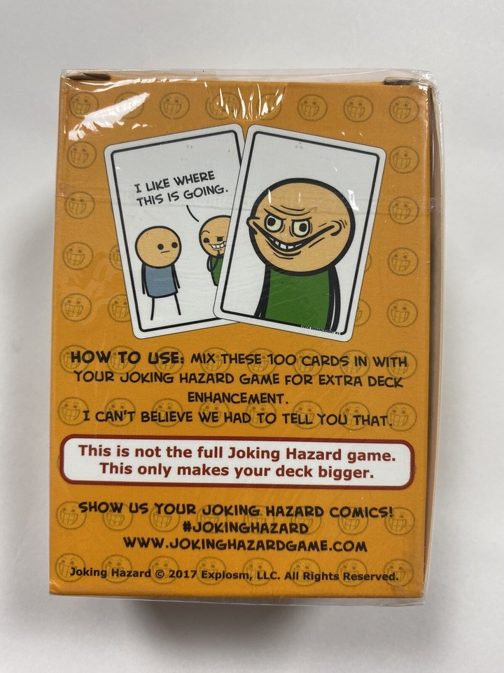 Joking Hazard An Offensive Card Game Deck Enhancement 1 | eBay