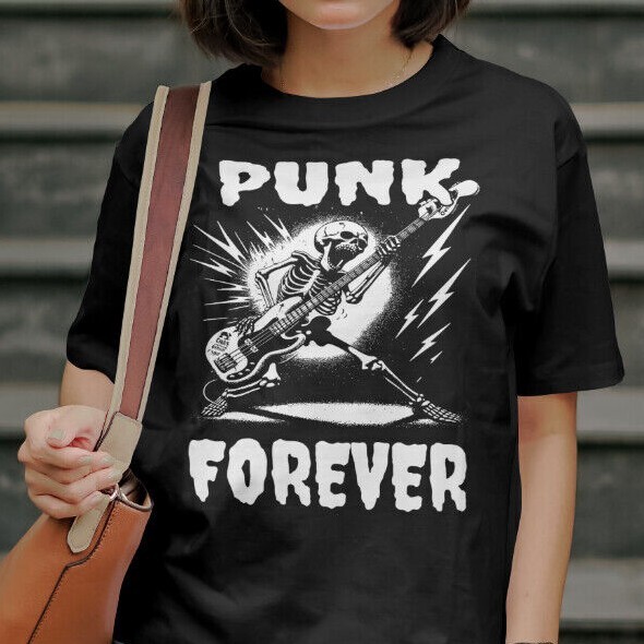 Punk Forever T-Shirt The Clash the Sex Pistols Sid Vicious Ruts Damned ...