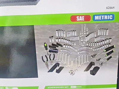 Pittsburgh Tools Website Mechanics Tool Set, 301 Piece