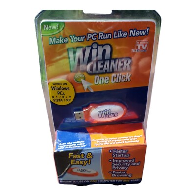 Win Cleaner USB-One Click, Fast & Easy Computer Clean,Optimize, Repair ...