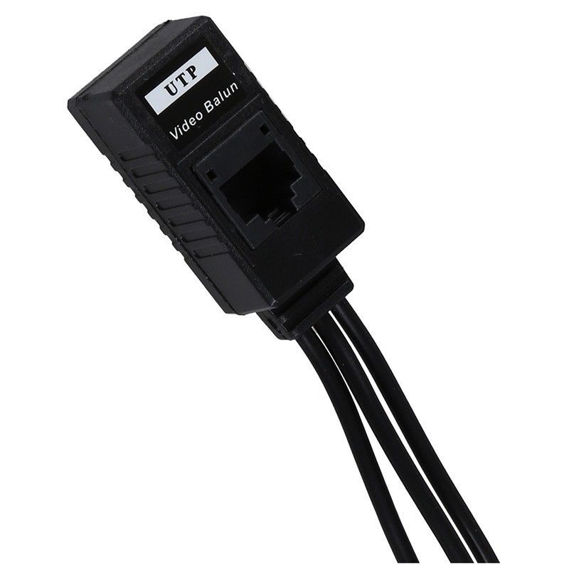 Video Balun With Power Connector RCA, BNC to RJ45 UTP Cat5 - Passive ...