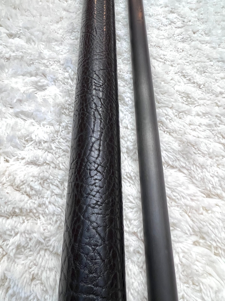 Jacoby Pool Cue w/V4 Black Carbon Shaft (Spalted Maple, Quilted Oak ...