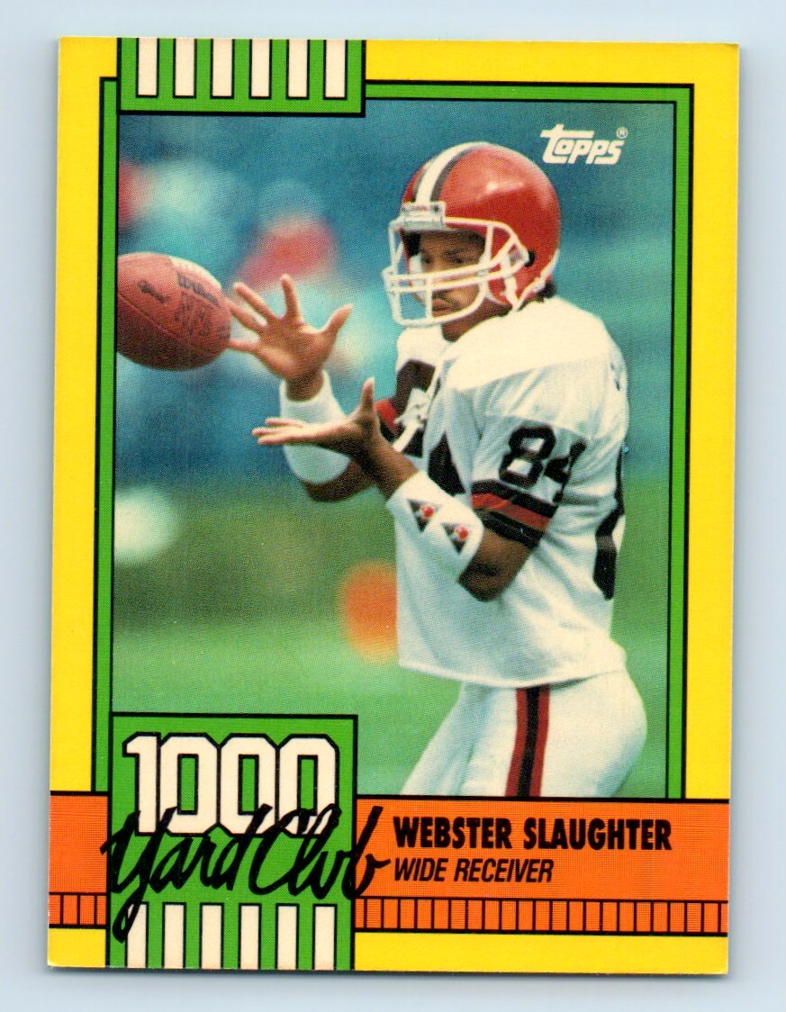 1990 Topps Webster Slaughter Cleveland Browns #158 | eBay